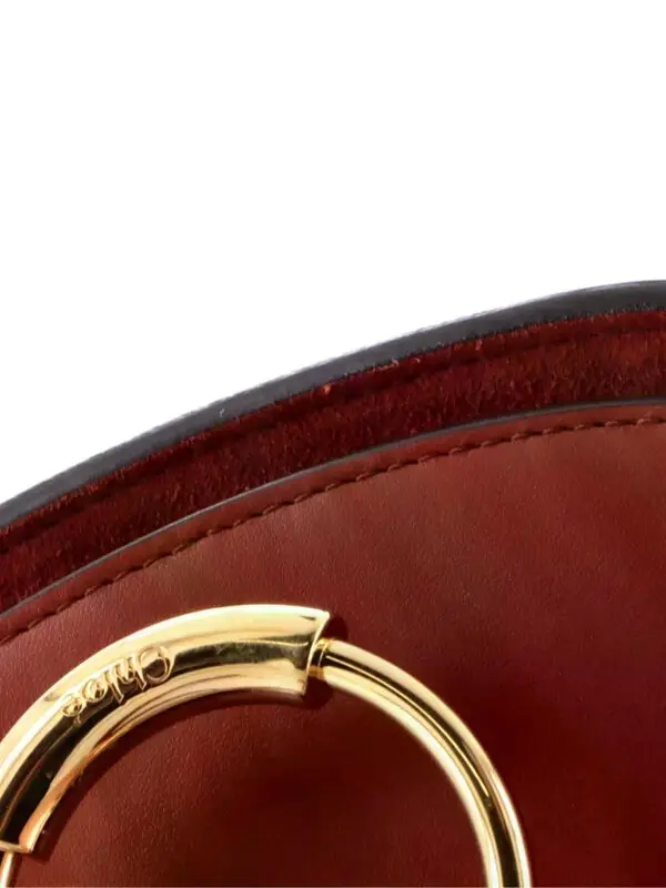 Chloé Tess Small Leather Shoulder Bag - Brown