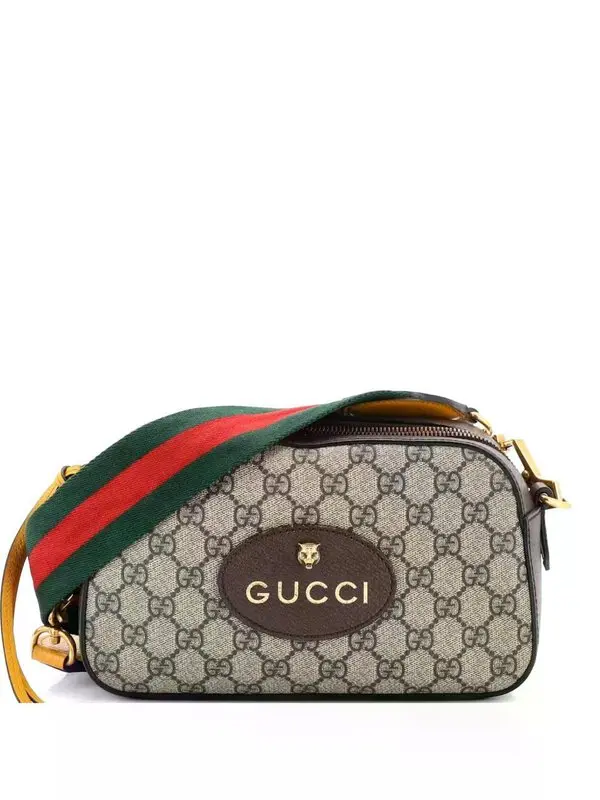 Gucci Neo Vintage Camera Messenger Bag Gg Coated Canvas - Brown