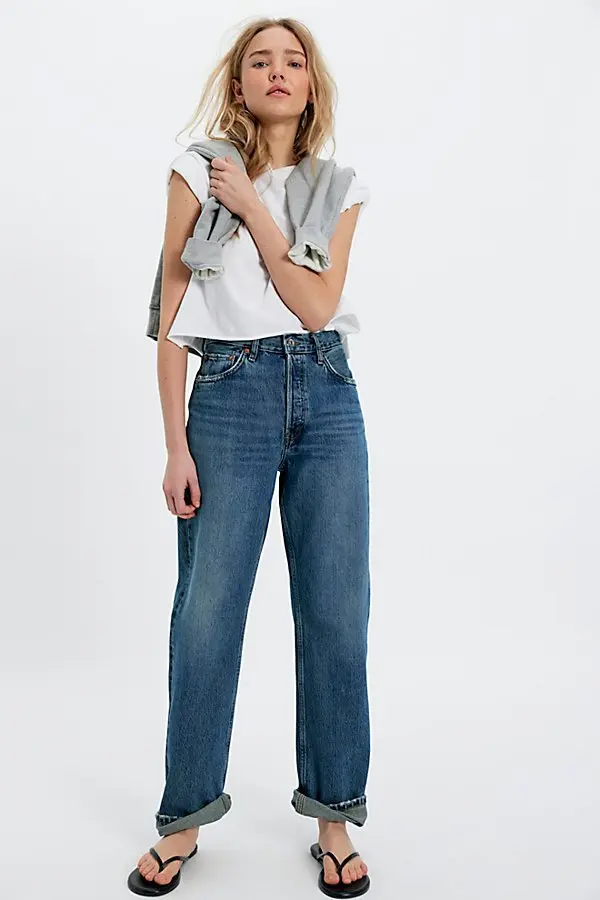 RE/DONE 90s Relaxed Straight-leg Jeans