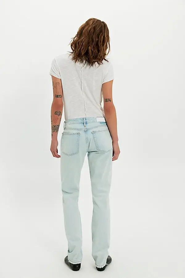 RE/DONE The Snatch Back Straight-leg Jeans