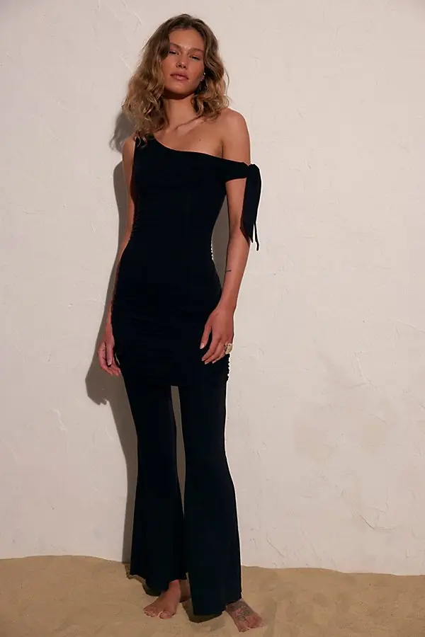 Free People Virelle One-piece Jumpsuit - Black