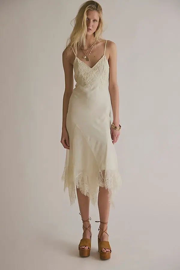 NIGEL PRESTON Midi Slip Dress