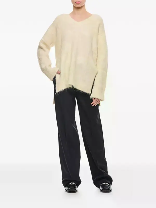 Loulou De Saison Pleated Wool Trousers