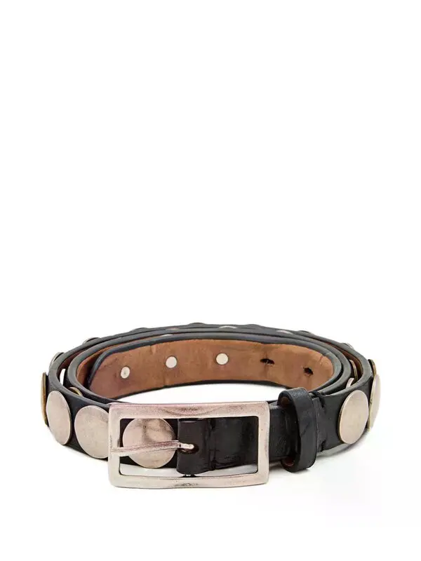 REPTILE'S HOUSE Studded Buckle Belt - Black