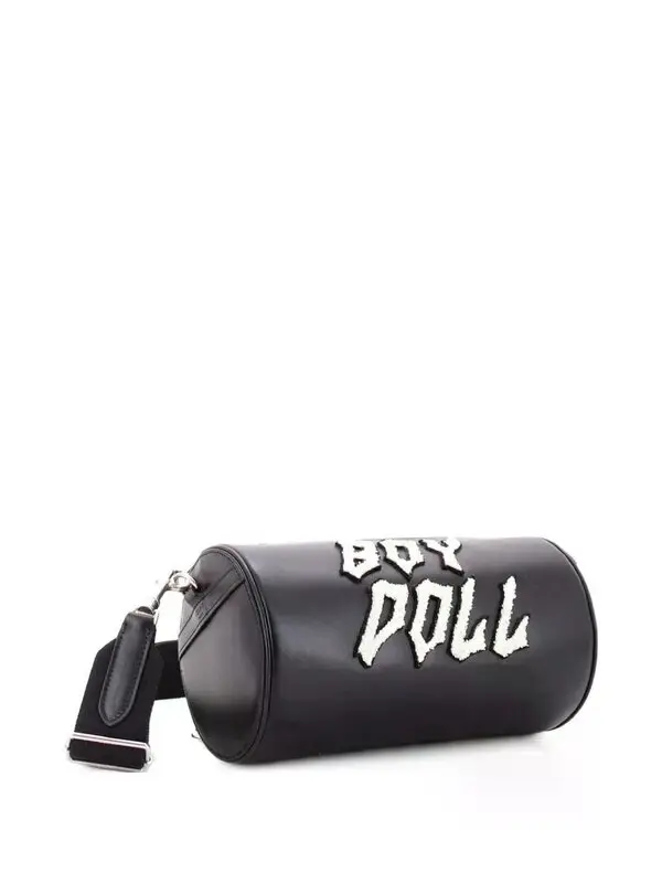 Celine Cylinder Leather Applique Shoulder Bag