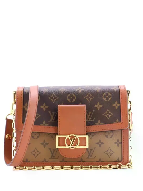 LOUIS VUITTON Dauphine Reverse Monogram Canvas Mm Shoulder Bag
