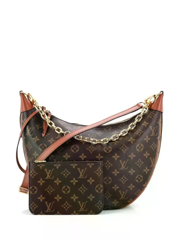 LOUIS VUITTON Loop Reverse Monogram Canvas Hobo Bag