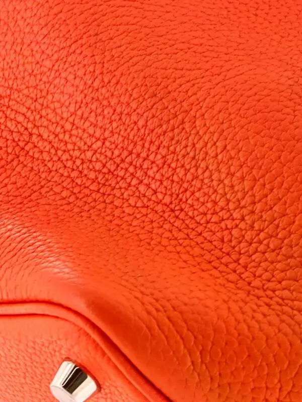 Hermès Picotin Lock Clemence Pm Bucket Bag - Orange