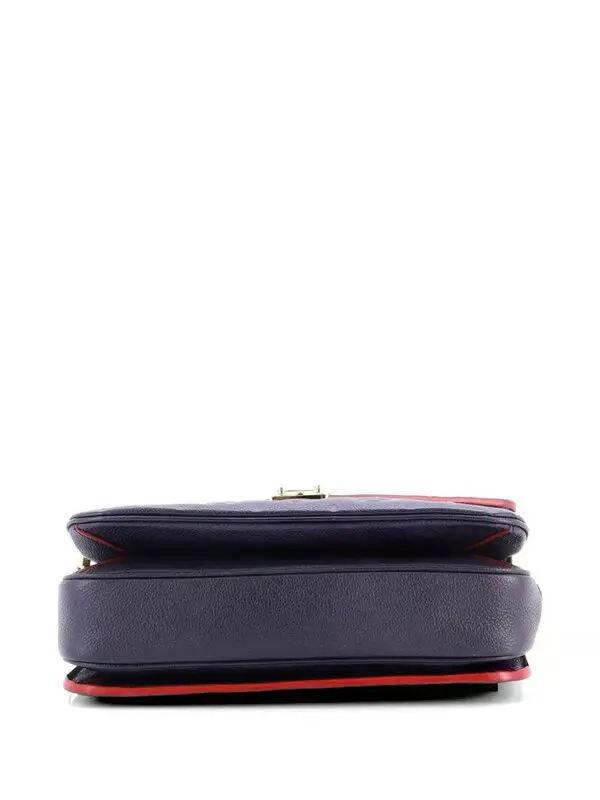 LOUIS VUITTON Pochette Metis Monogram Empreinte Leather - Blue