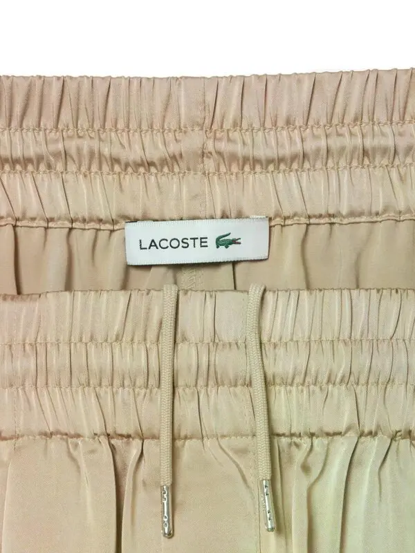 Lacoste Elasticated Pleated Palazzo Trousers