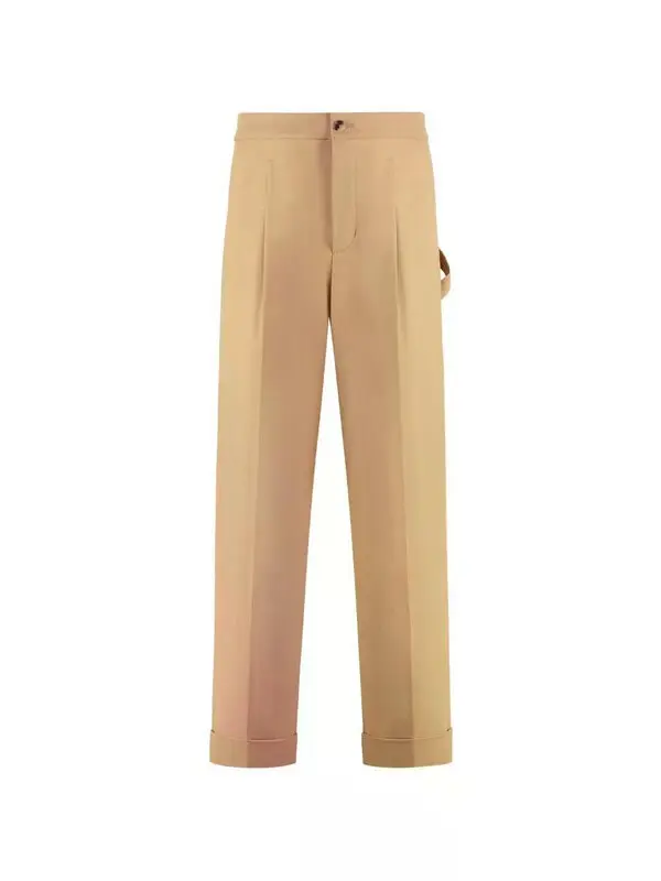 UMIT BENAN Pleat Trousers - Brown