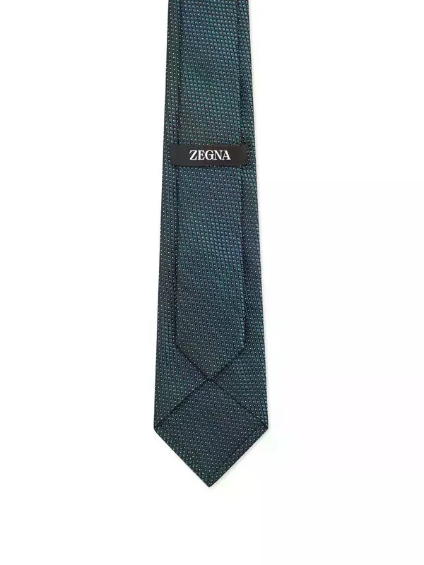 Zegna Patterned Silk Tie