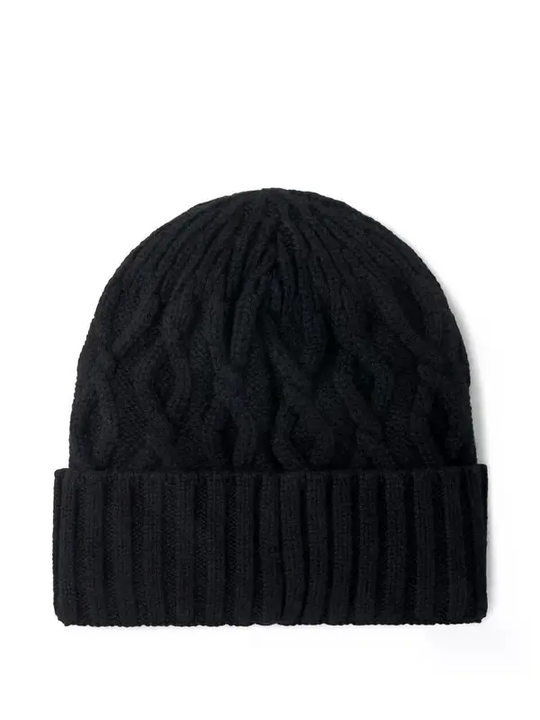 Bogner Cable-knit Beanie - Black