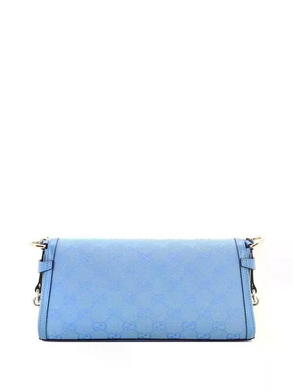 Gucci Luce Canvas Small Shoulder Bag - Blue