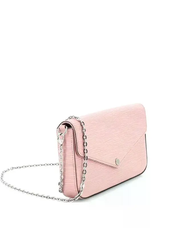 LOUIS VUITTON Felicie Pochette Epi Leather Crossbody Bag - Pink