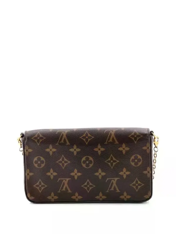 LOUIS VUITTON Felicie Pochette Monogram Canvas - Brown