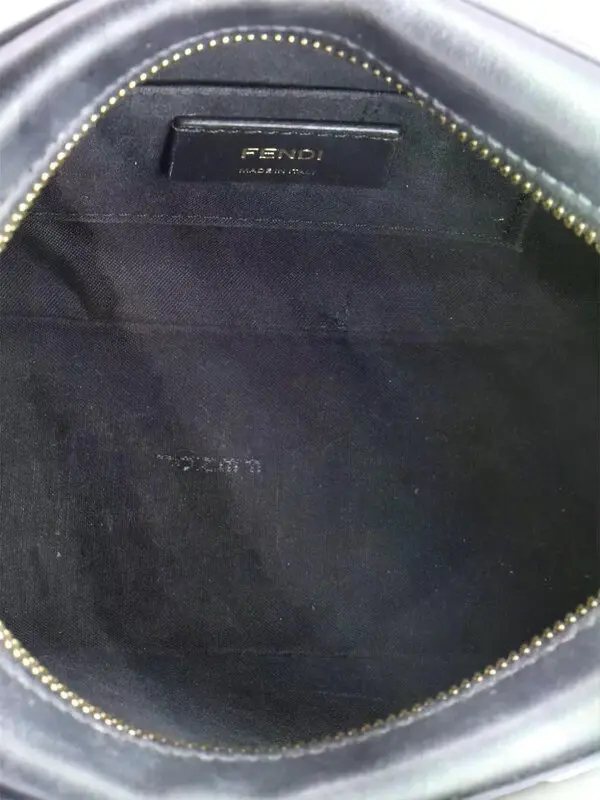 Fendi Zucca Embossed Leather Camera Bag