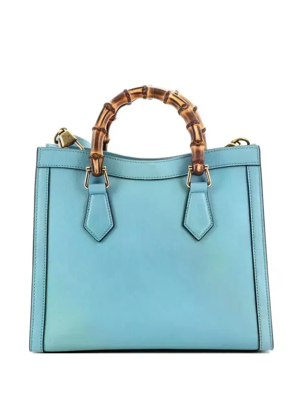 Gucci Diana Nm Bamboo Handle Small Tote Bag - Green