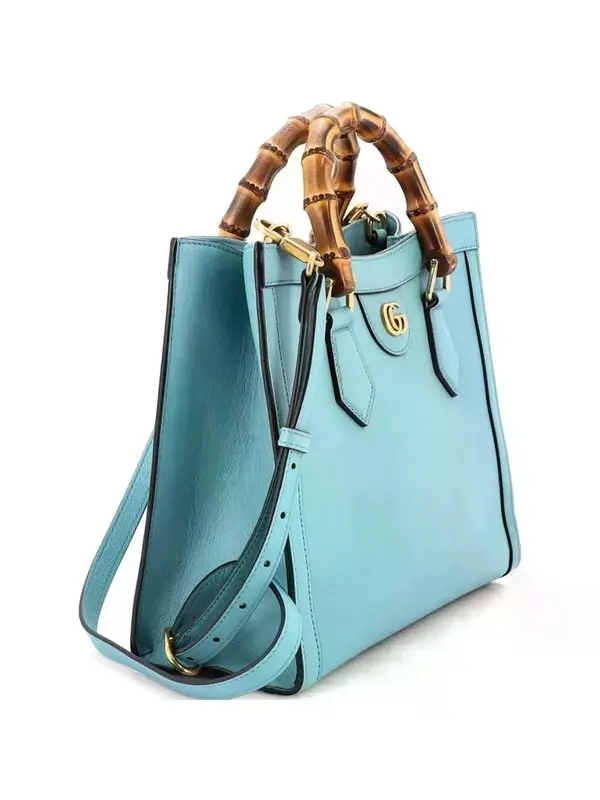 Gucci Diana Nm Bamboo Handle Small Tote Bag - Green