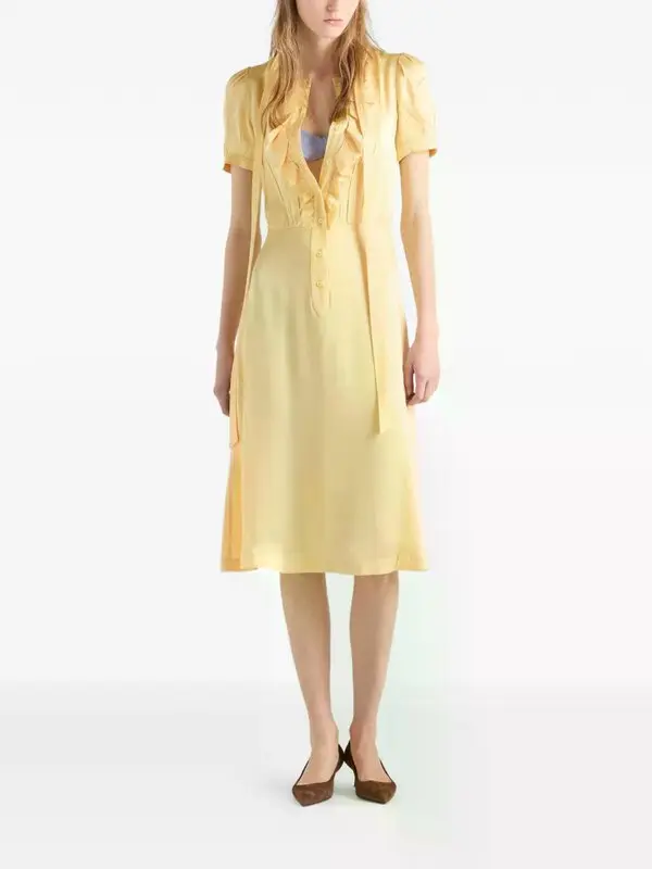Prada Satin Crepe Dress