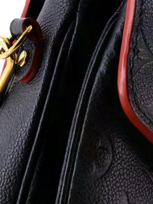 LOUIS VUITTON Pochette Metis Monogram Empreinte Leather Crossbody Bag - Blue