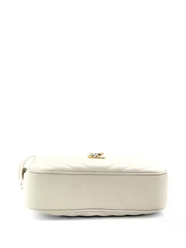 Saint Laurent Lou Camera Bag Matelasse Chevron Leather Small Crossbody Bag - Neutrals