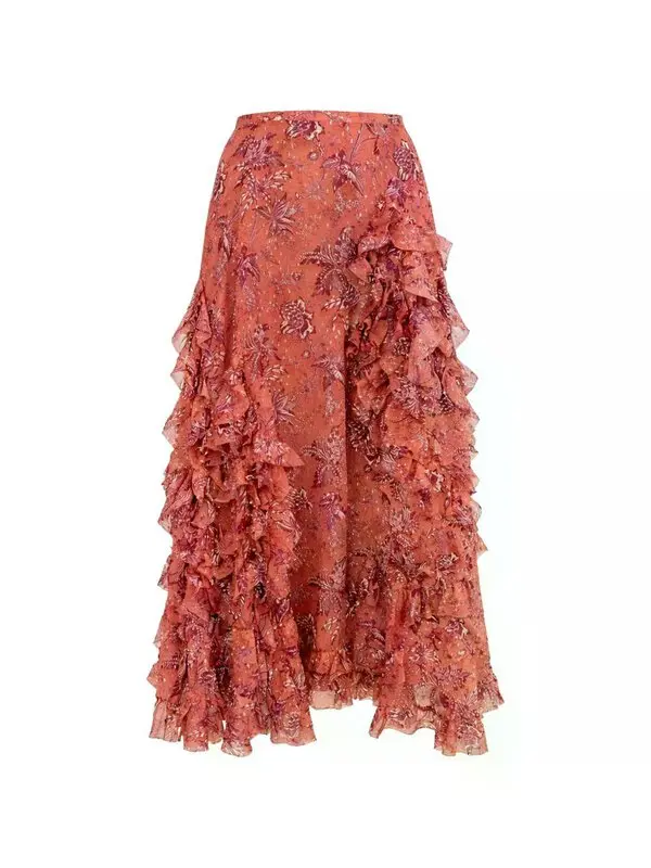 Ulla Johnson Cascading Ruffled Skirt