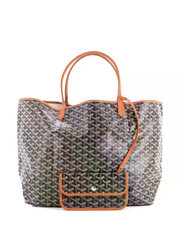 Goyard Saint Louis Coated Canvas Gm Tote Bag - Brown