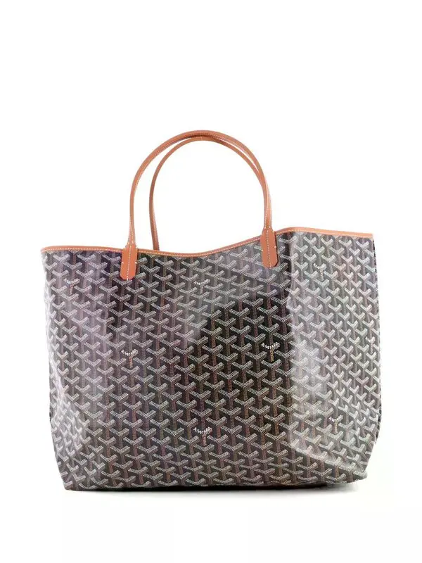 Goyard Saint Louis Coated Canvas Gm Tote Bag - Brown