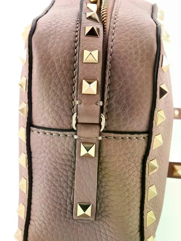 Valentino Garavani Rockstud Camera Crossbody Bag - Neutrals