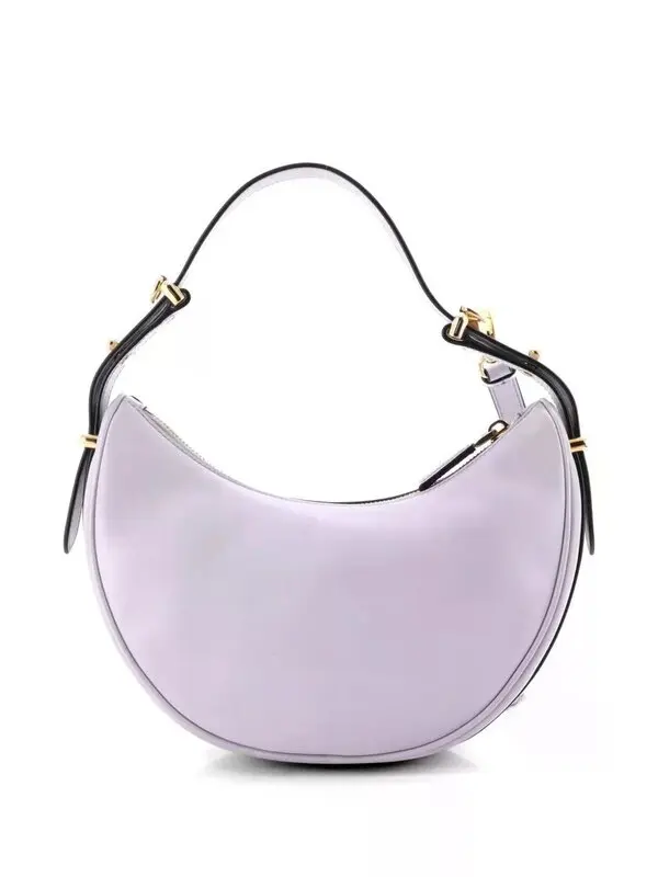 Prada Arque Half Moon Leather Hobo Bag Small