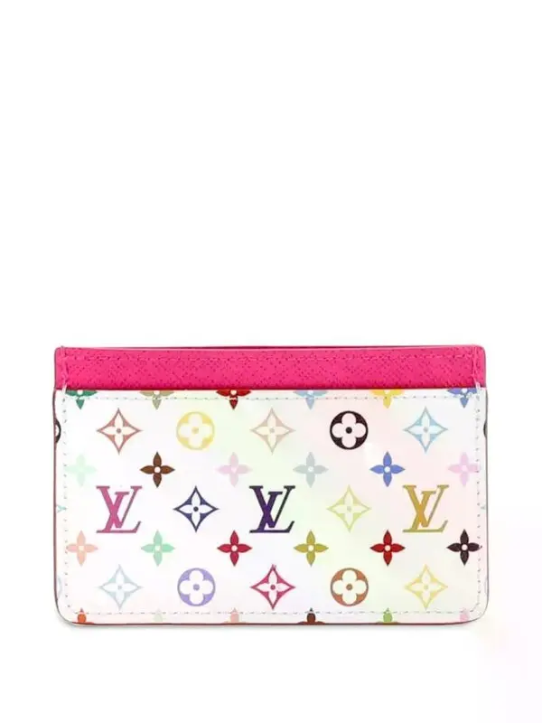 LOUIS VUITTON X Takashi Murakami Monogram Multicolor With Leather Card Holder - Multicolour