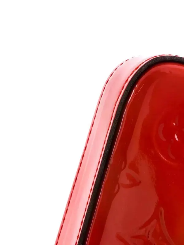 LOUIS VUITTON Felicie Pochette Monogram Vernis - Red