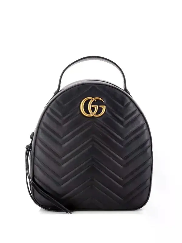 Gucci Gg Marmont Matelassé Leather Small Backpack