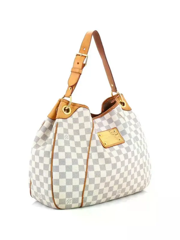 LOUIS VUITTON Galliera Handbag Damier Pm Hobo - White
