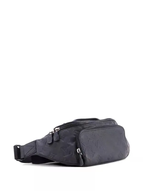 LOUIS VUITTON Rush Bumbag Monogram Shadow Leather - Black