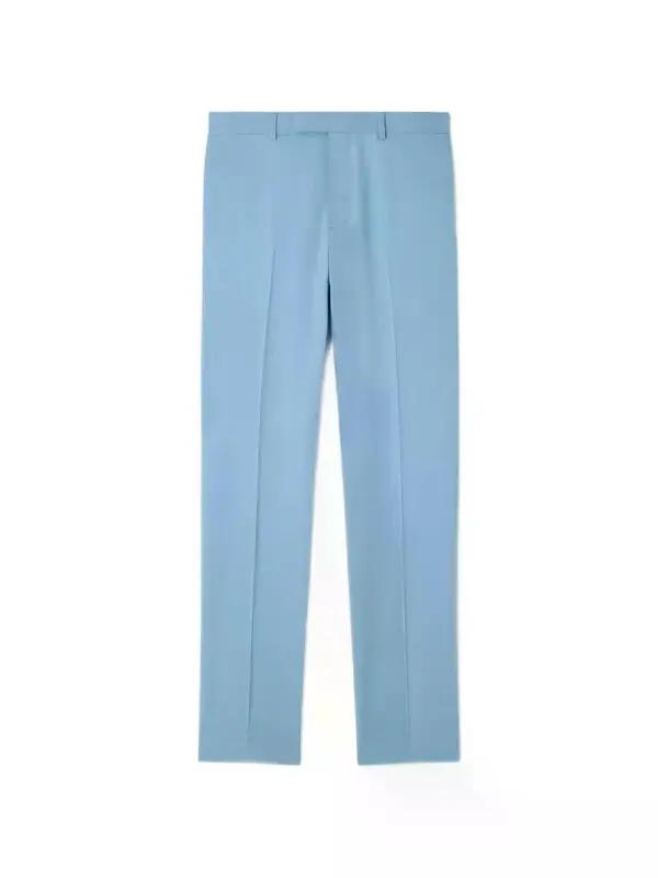 Sandro Wool Suit Trousers - Blue