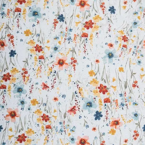 C&F HOME Sheila Floral Watercolor 100% Cotton Printed Dishtowel