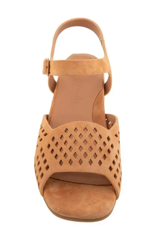 Gentle Souls Oaks Ankle Strap Sandal - Tan