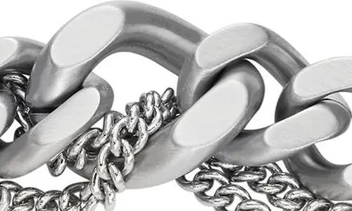 DIESEL® Oval D Toggle Chain Bracelet