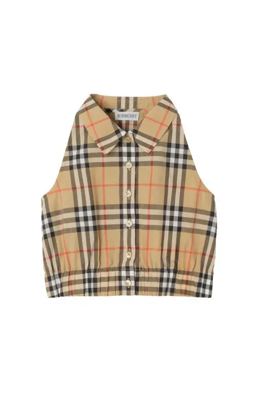 Burberry Check Cotton Shirt