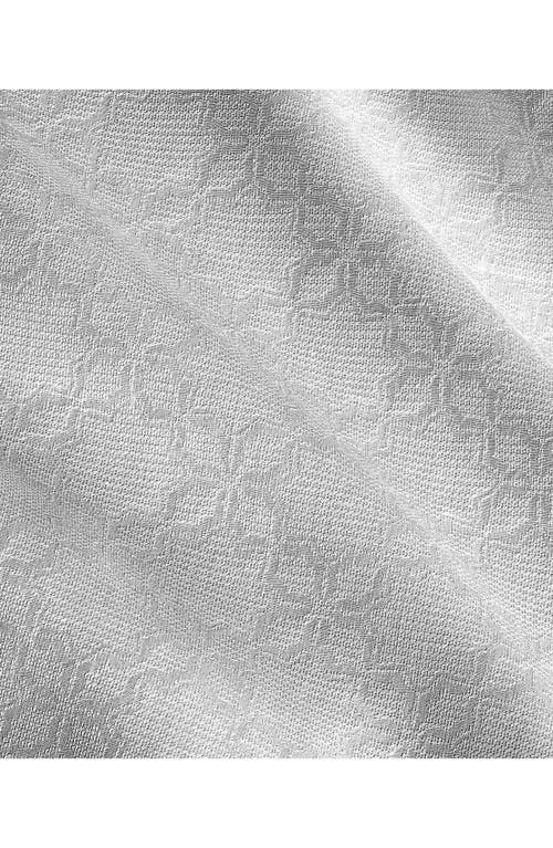 David Donahue Geometric Jacquard Sport Shirt
