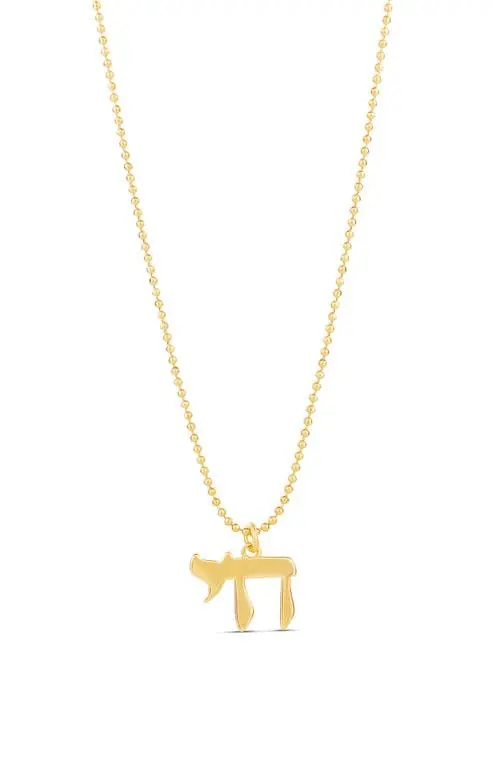 SHYMI Chai Pendant Necklace - Gold