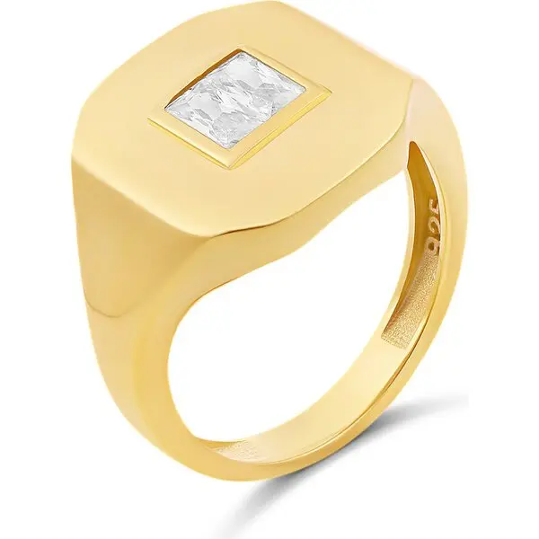 SHYMI Signet Statement Ring - Gold
