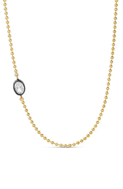 SHYMI Asymmetric Pendant Necklace - Gold - Oval