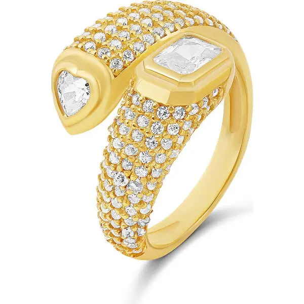 SHYMI Multishape Pavé Wrap Ring - Gold