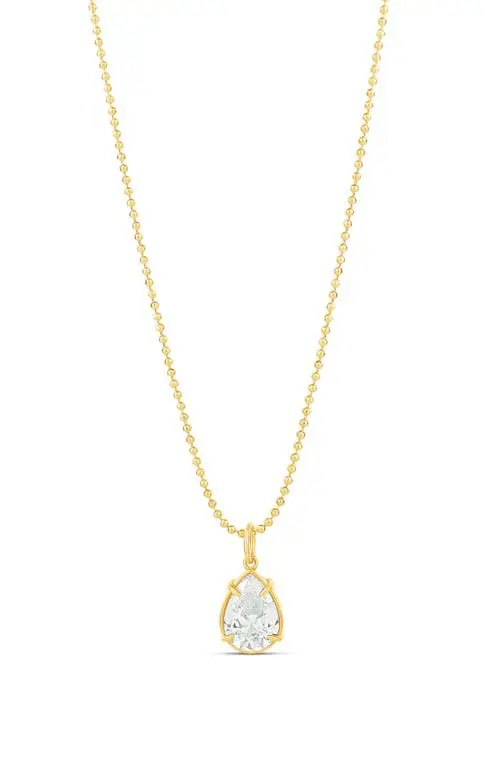 SHYMI Cubic Zirconia Pendant Necklace - Gold