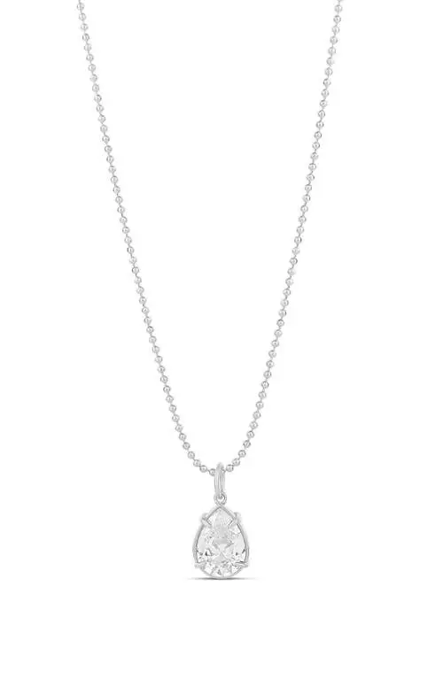 SHYMI Cubic Zirconia Pendant Necklace - Silver