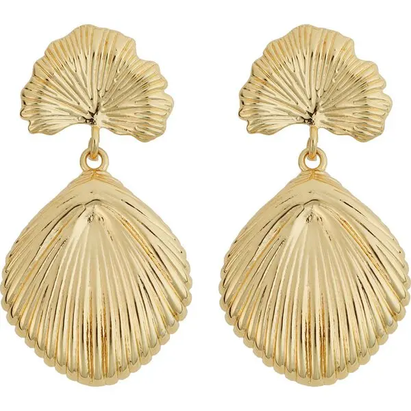 PANACEA Seashell Drop Earrings