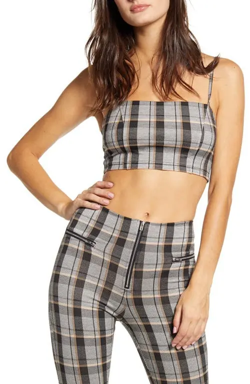 TIGER MIST Take On Crop Top - Neutral Check